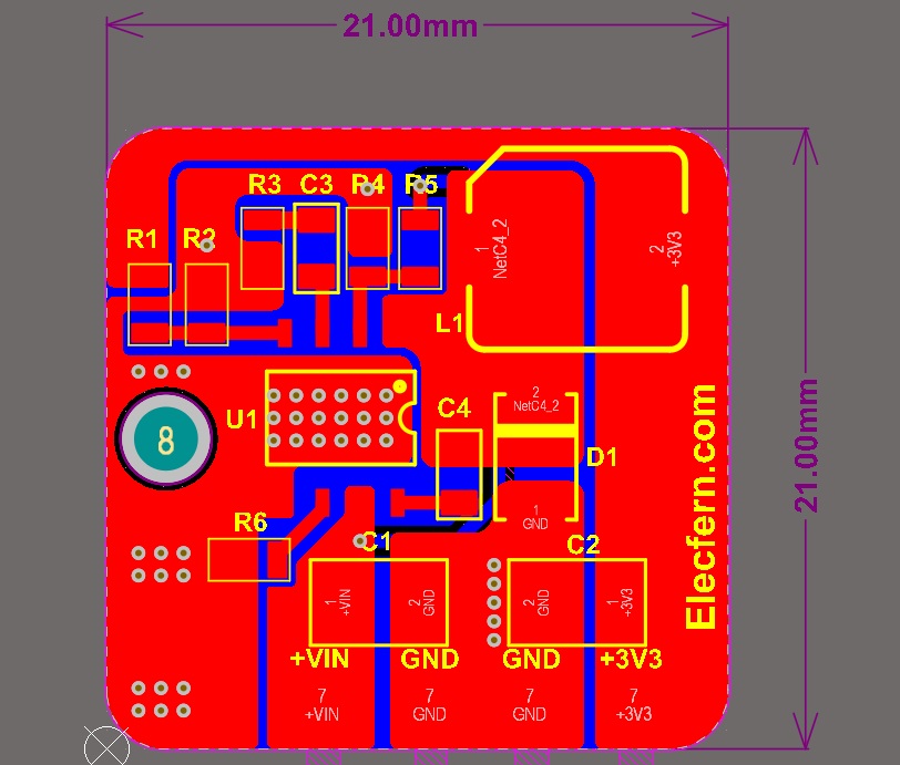MP1584EN DC-DC Buck Converter Power Module | OpenHardware.io - Enables Open Source Hardware ...